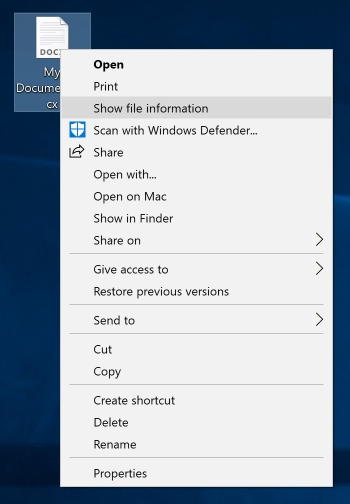 File Identifier (Legacy)